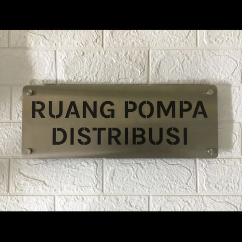 Jual Nomor rumah 40cm x 12 cm, Name plate 40 cm x 12 cm | Shopee Indonesia