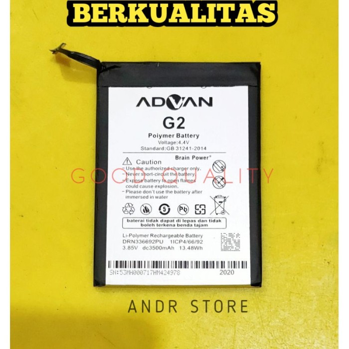 Jual Battery batre Advan G2 soket original | Shopee Indonesia