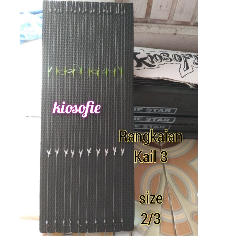 Jual Rangkaian kail pancing murah ikan mas kail 3 (harga 5pcs) | Shopee ...