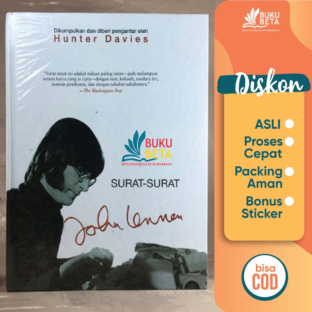Jual Surat-Surat John Lennon - Hunter Davies | Shopee Indonesia