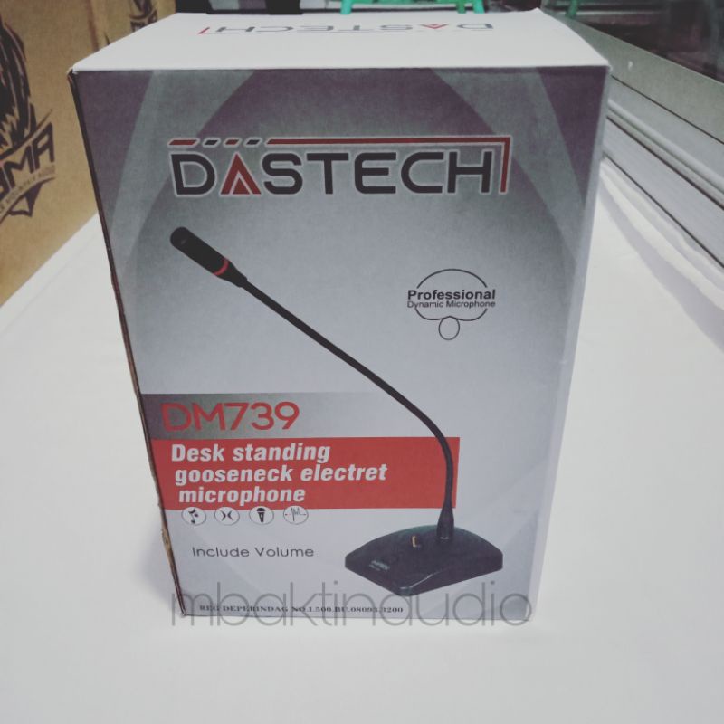 Jual Desk Microphone Dastech DM 738 Mic Meja Gooseneck | Shopee Indonesia