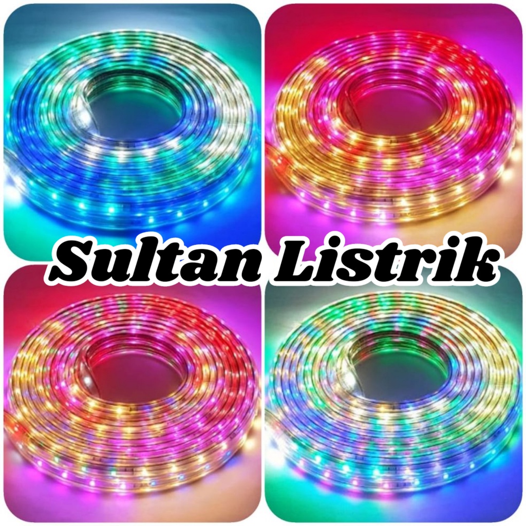 Jual Lampu led strip RGB led strip warna warni cocok buat lampu taman ...