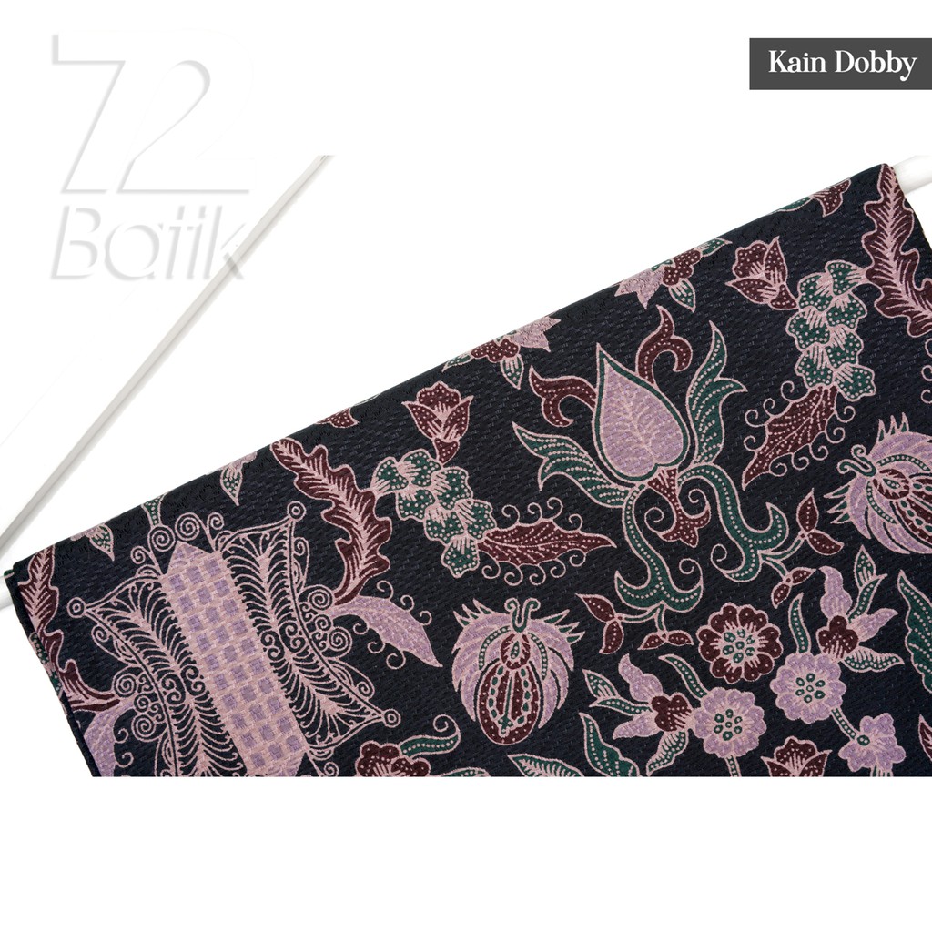 Jual KAIN BATIK PREMIUM Bahan Dobby Motif Pintu Aceh Warna Hitam Earthy ...