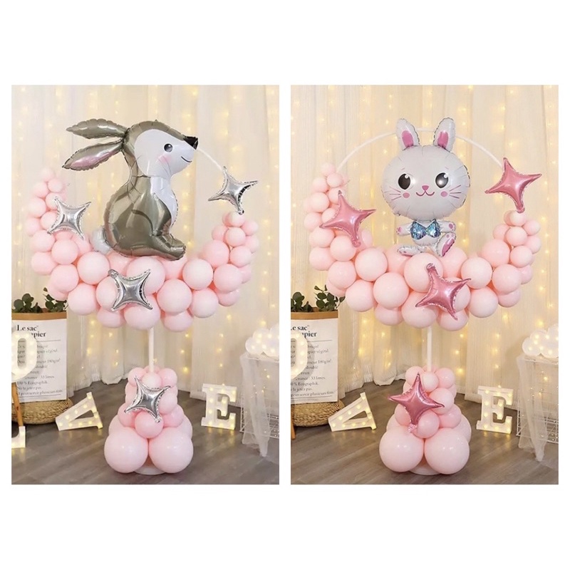 Jual PAKET BALON TIANG BULAT RABBIT BINTANG LANCIP | Shopee Indonesia