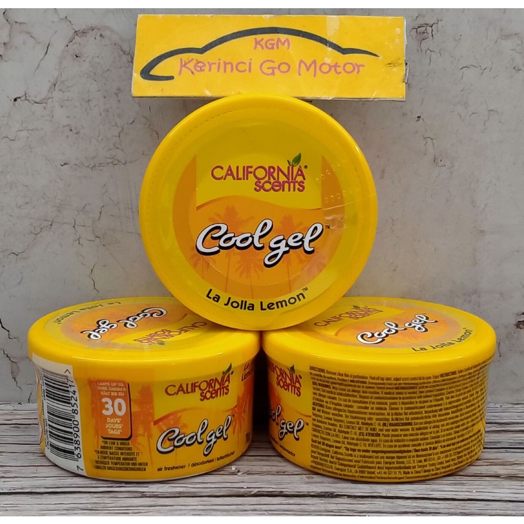 Jual PEWANGI CALIFORNIA SCENTS COOL GEL LA JOLLA LEMON PARFUM MOBIL ...