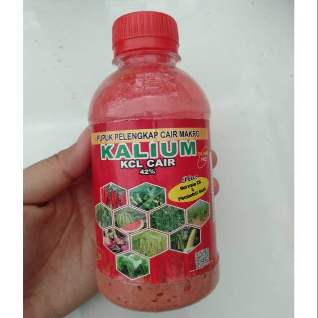 Jual Pupuk kalium ( KCL CAIR 42% ) 250ml | Shopee Indonesia