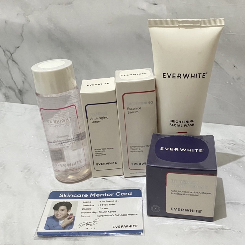 Jual EVERWHITE SET (free pc Kim Seon-Ho) | Shopee Indonesia
