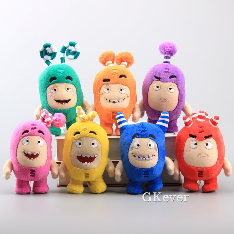 Jual baby toys Oddbods 7 Colors Plush Toy Super Cool Soft Stuffed Dolls ...