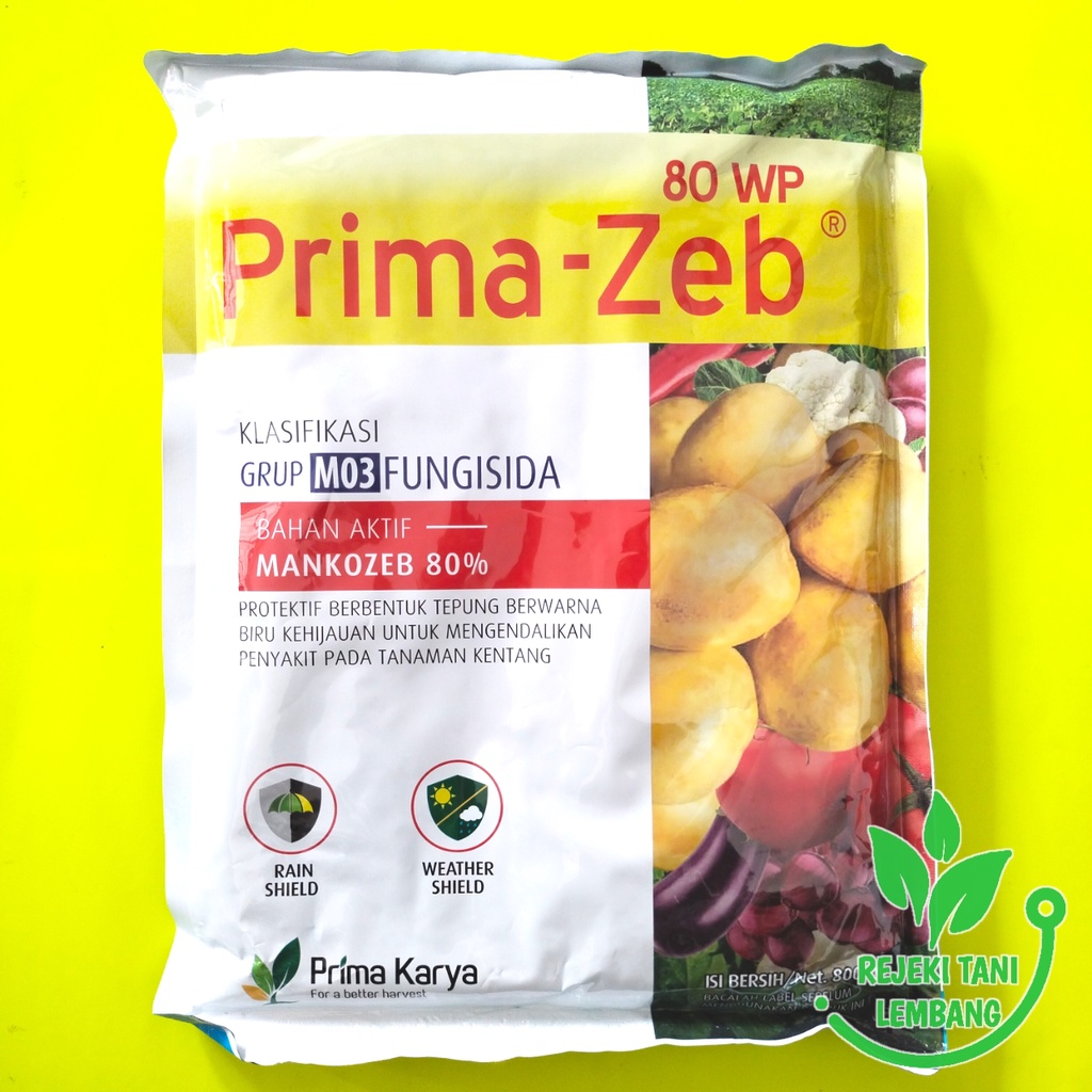 Jual FUNGISIDA PRIMA ZEB 80WP ISI 800 GR PENGENDALI PENYAKIT | Shopee ...