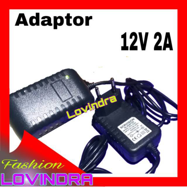 Jual Adaptor 12V 2A untuk Kamera CCTV, LED strip, Modem, Router ...