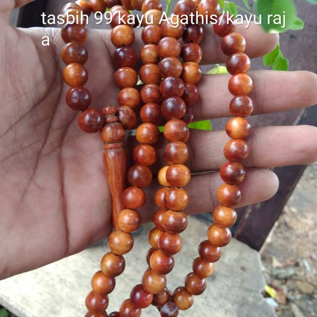 Jual Tasbih 99 kayu Agathis/kayu raja | Shopee Indonesia