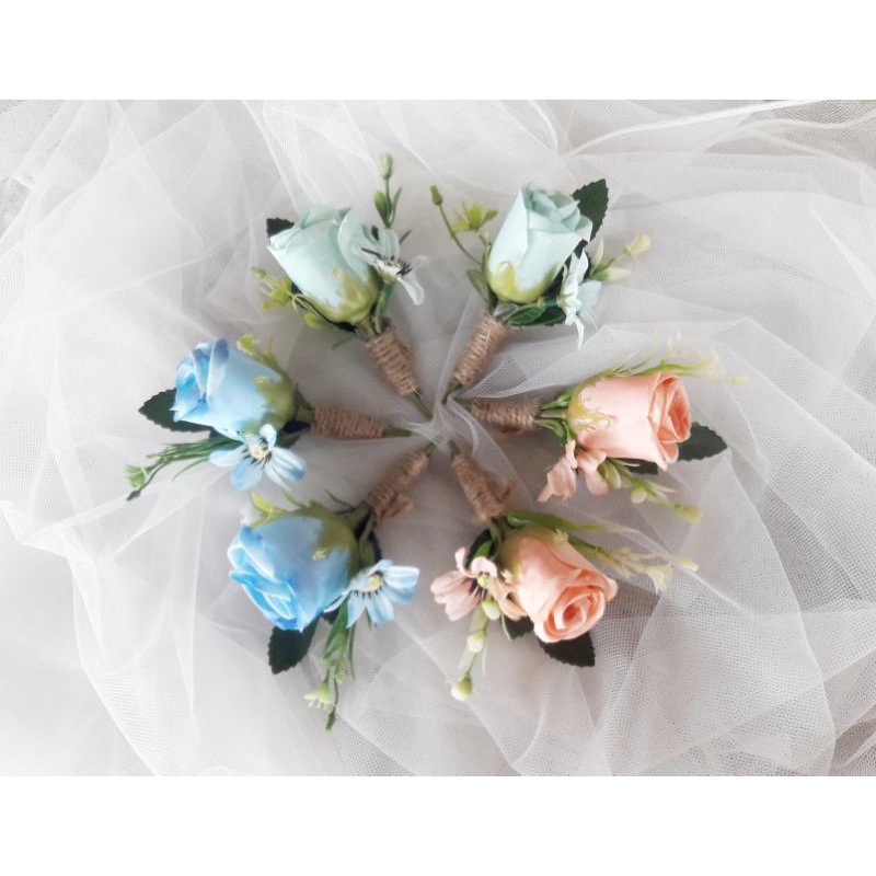Jual corsage boutonniere bunga jas atau bunga dada | Shopee Indonesia