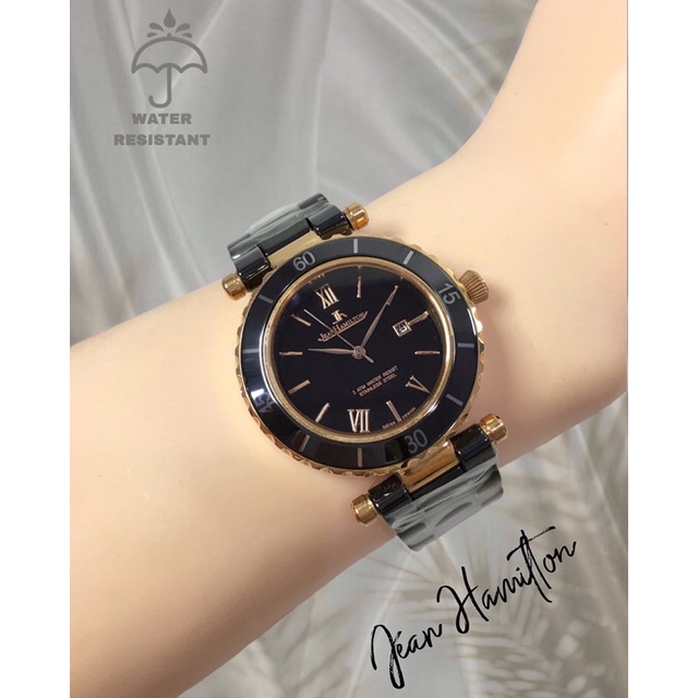 Jual JAM TANGAN JEAN HAMILTON CERAMIC COLLECTION (gent) | Shopee Indonesia