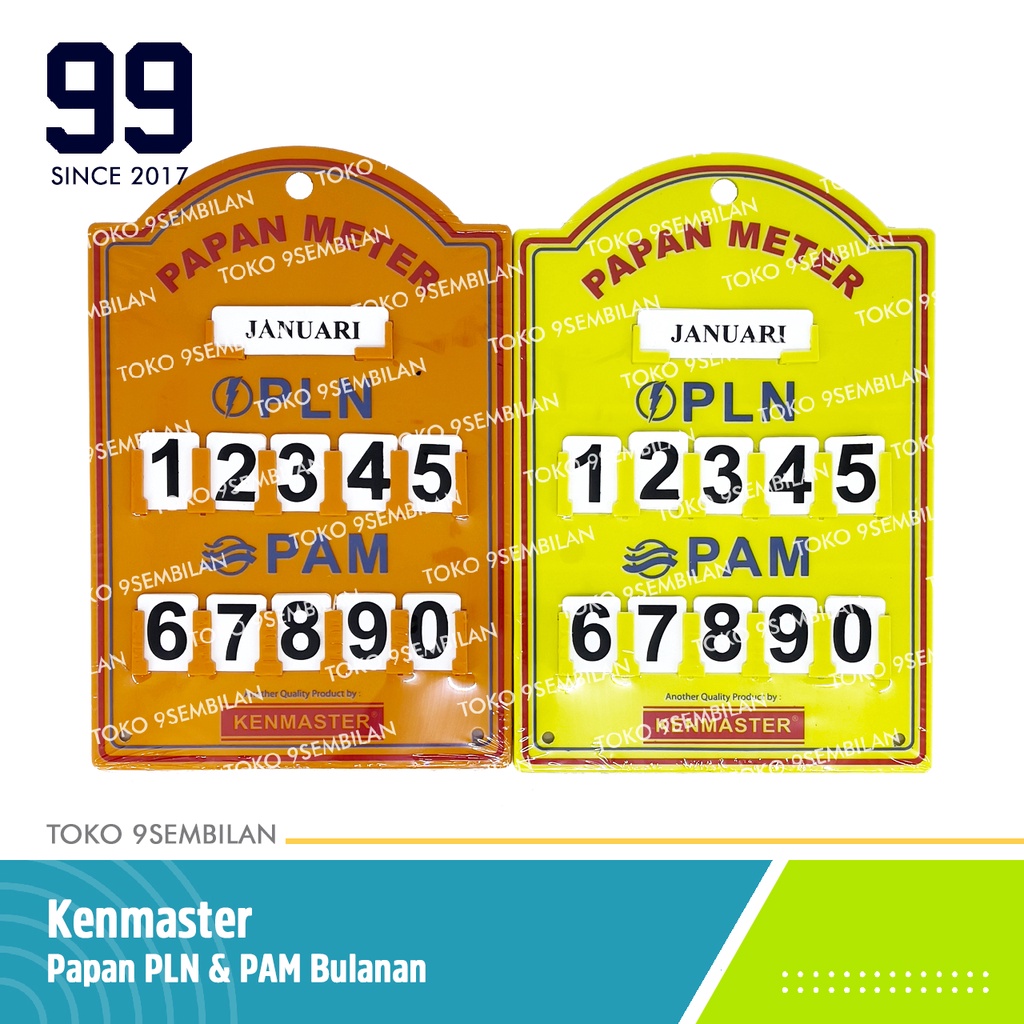 Jual Kenmaster Papan Meter PLN PAM Board Meteran Bulanan | Shopee Indonesia