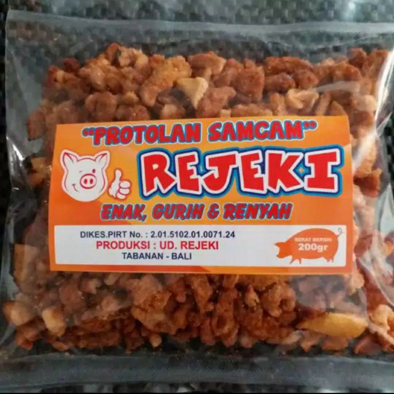 Jual protolan samcan rejeki protolan samcan oleh oleh khas bali rambak ...