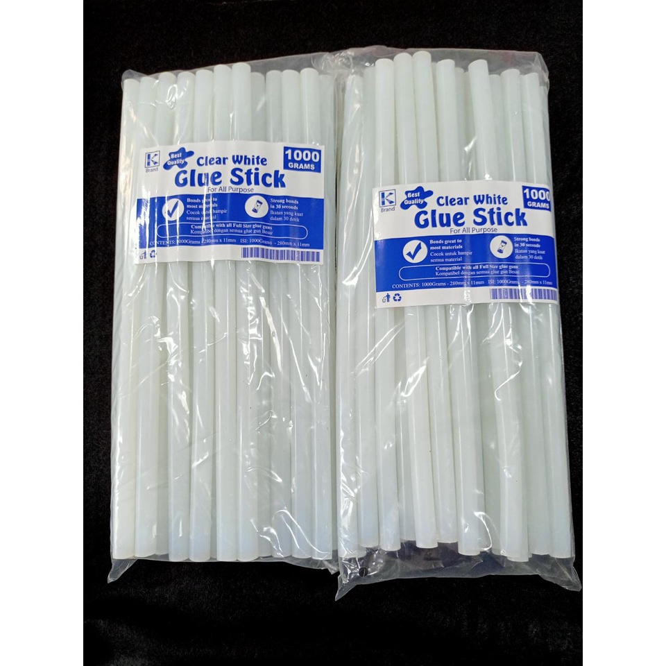 Jual Refill lem lilin Besar Clear White /Lem bakar Besar per 1/2 kg ...