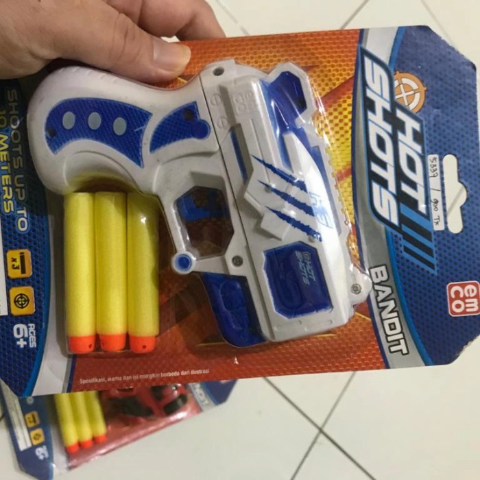 Jual Mainan Nerf Pistol Anak Hotshot EMCO Bandit | Shopee Indonesia