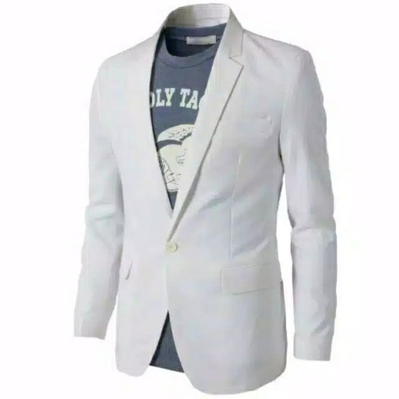 Jual Jas formal putih / Jas casual Full putih | Shopee Indonesia