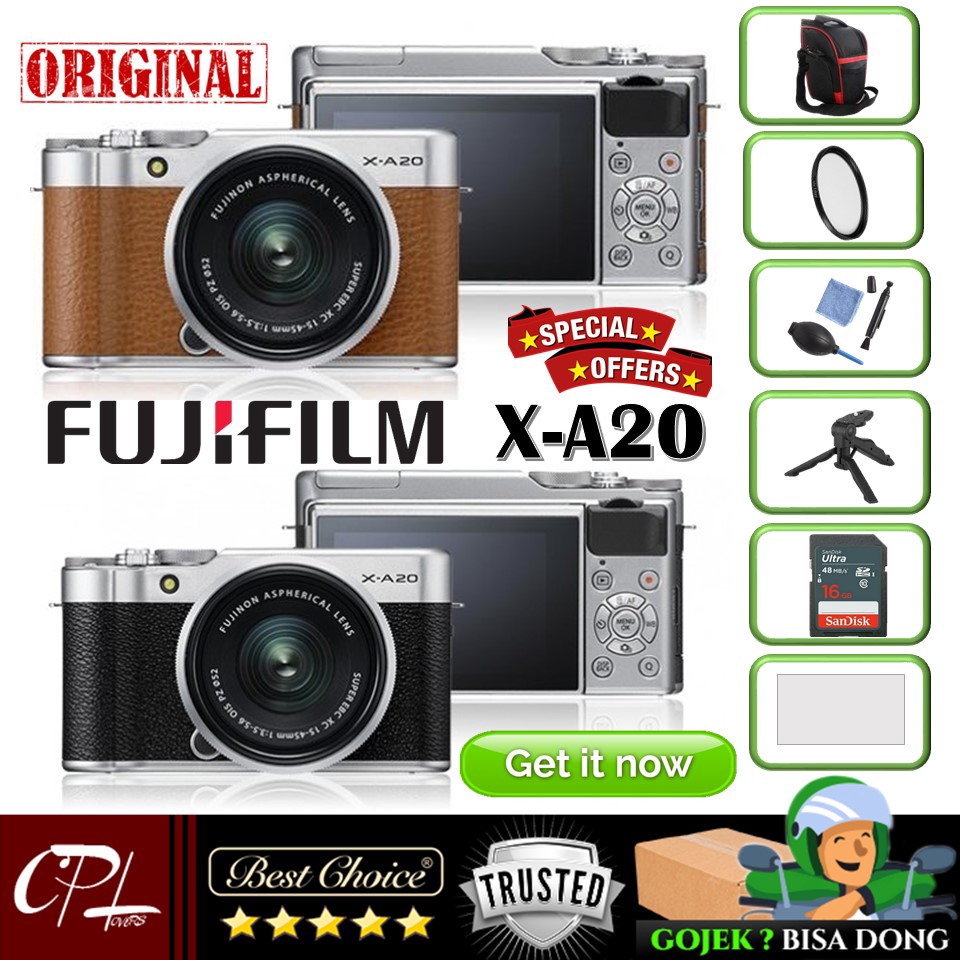 Jual Fujifilm X-A20 / X A20 Kamera Fujifilm X-A20 Kit 15-45mm | Shopee ...
