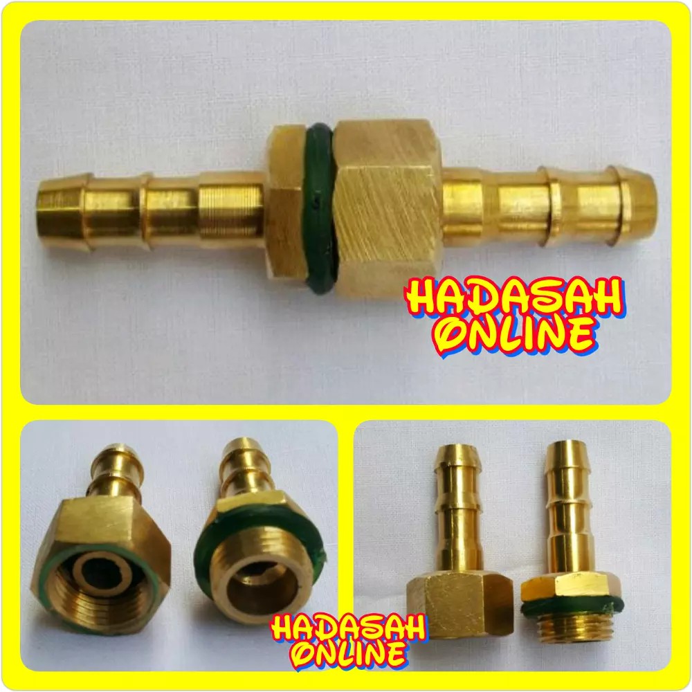 Jual Nepel Selang Air Angin 1 4 Kuningan Doubel Nepel - Drat Luar Dalam ...