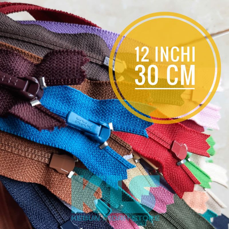 Jual Resleting YKK 30cm (12 Inchi) | Shopee Indonesia