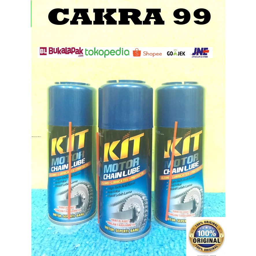 Jual KIT CHAIN LUBE pelumas rantai motor bersih dari debu kemasan 110 ...