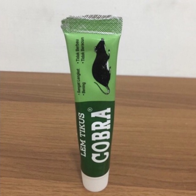 Jual lem tikus merk cobra tube lem tikus bening lem lem cap COBRA rat ...