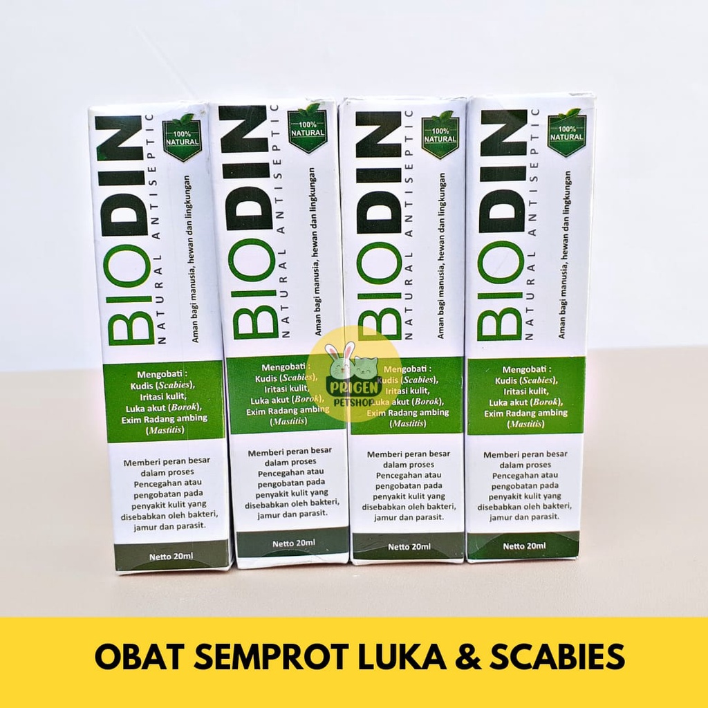 Jual Biodin Spray 20ml Asli Obat Kutu Gatal Infeksi Jamur Scabies ...