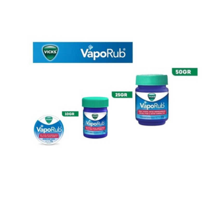 Jual Vicks Vaporub /Inhaler 10gr/25gr/50gr | Shopee Indonesia