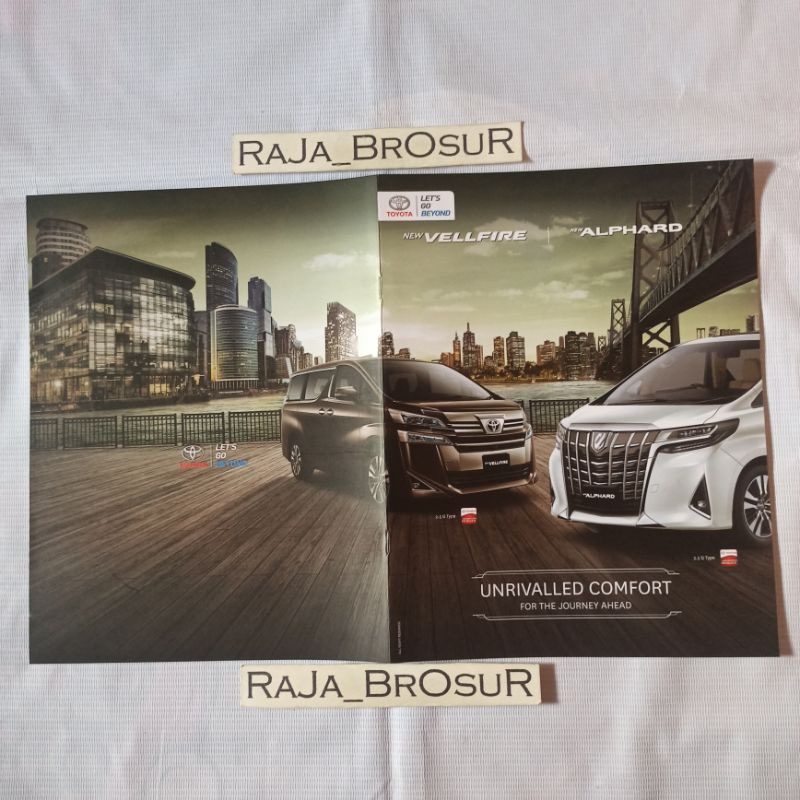 Jual Poster brosur booklet Toyota New Alphard Toyota New Vellfire 2018 ...