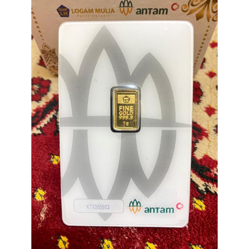 Jual emas antam logam mulia mini gold 1 gram original asli free ongkir ...