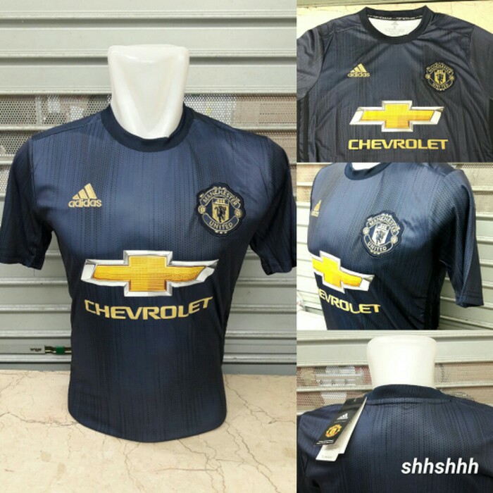 Jual JERSEY BOLA MANCHESTER UNITED MU 3RD 2018 2019 GRADE ORI | Shopee ...