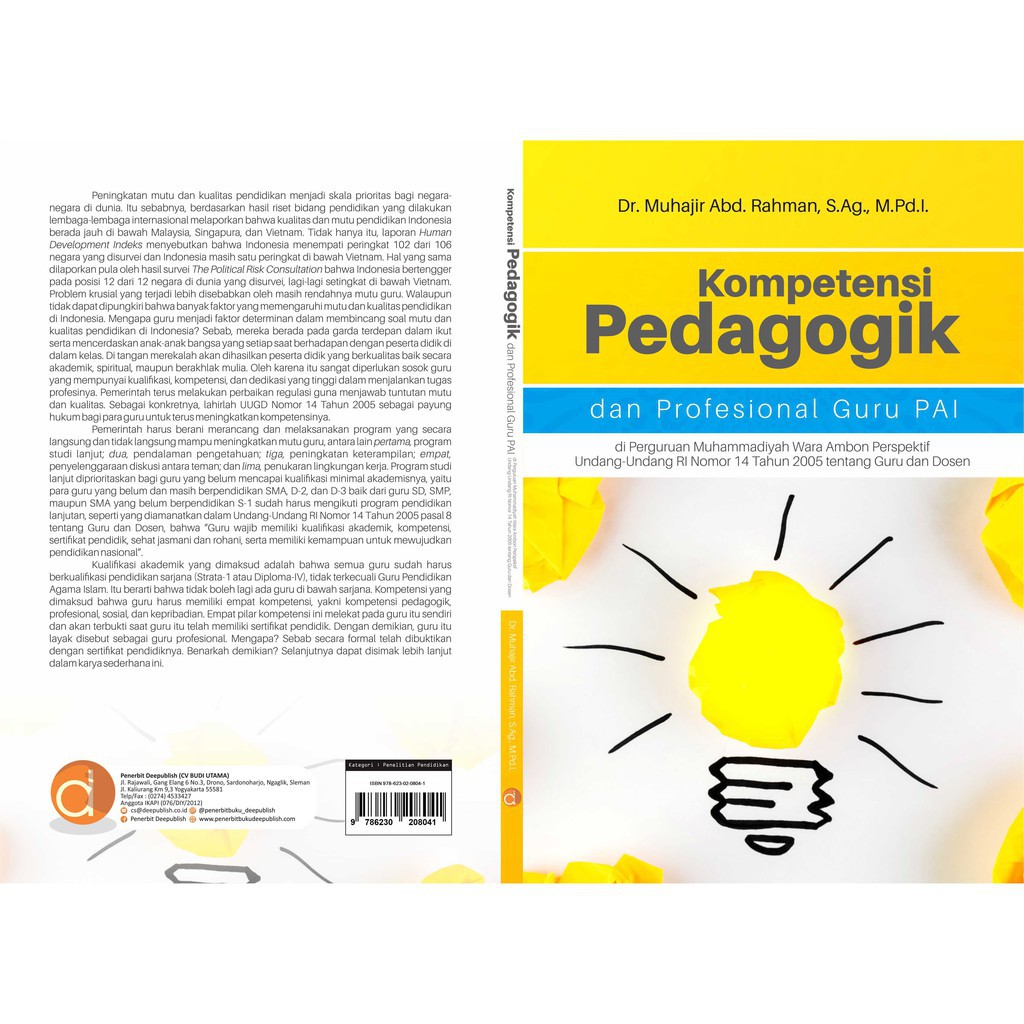 Jual Buku Kompetensi Pedagogik Dan Profesional Guru Pai | Shopee Indonesia
