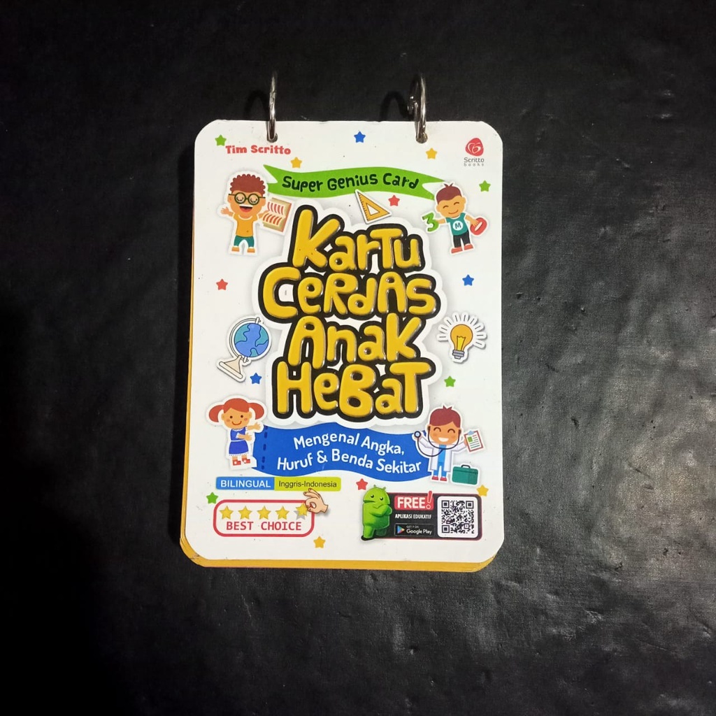 Jual Flashcard Kartu Cerdas Anak Hebat Mengenal Angka Huruf & Benda ...