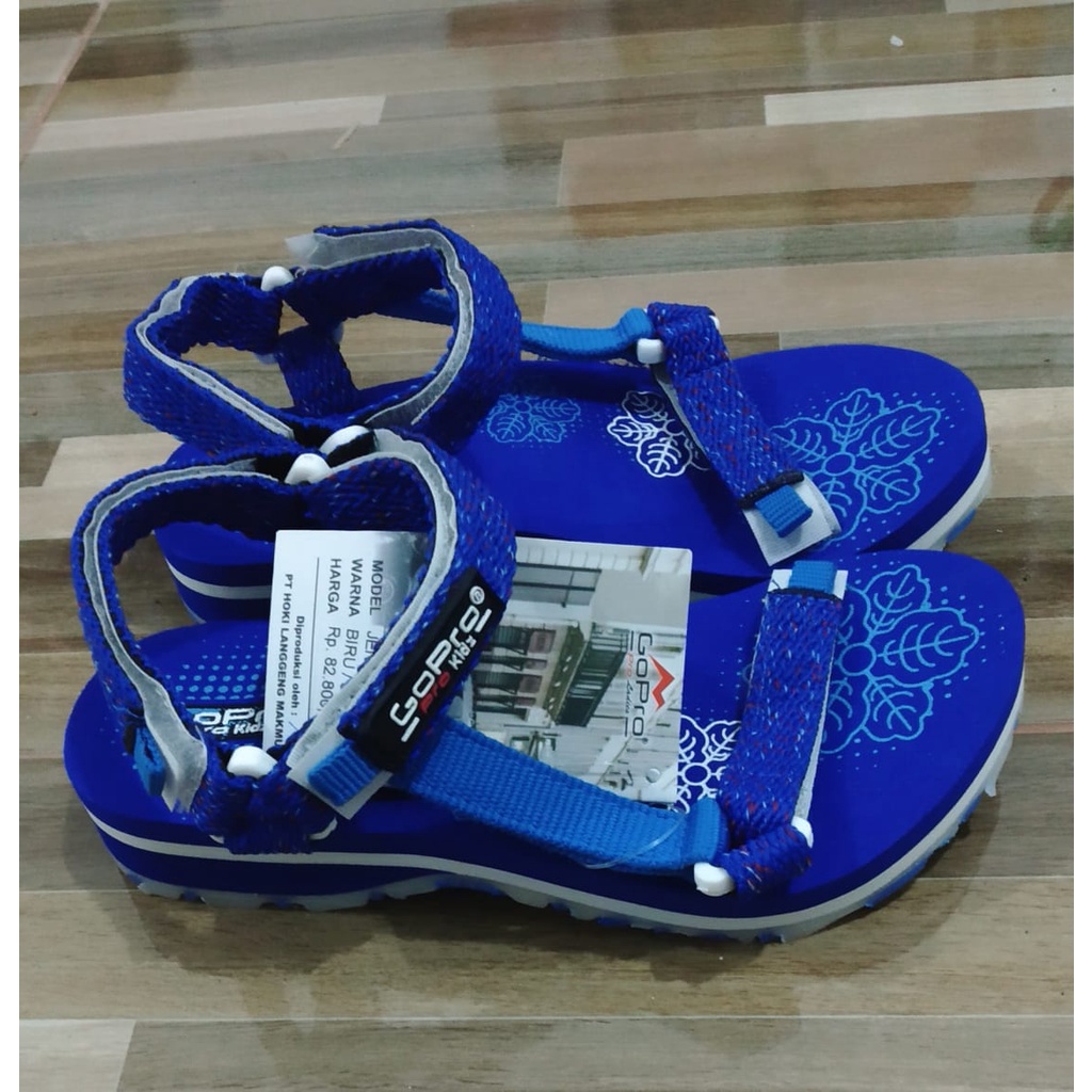 Jual GOPRO Jennifer Sandal Gunung Anak Anak Perempuan Warna Biru ...