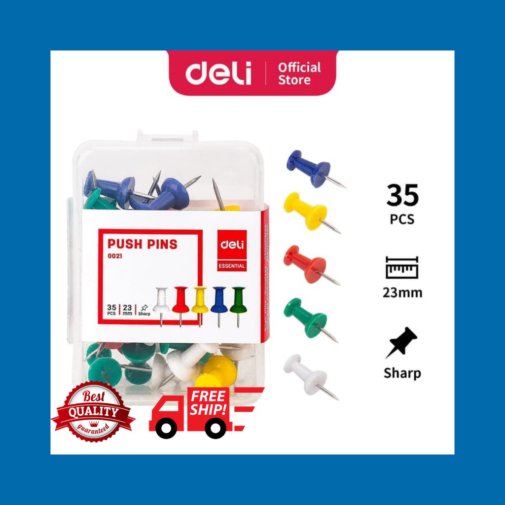 Jual PUSH PINS DELI 0021 | Shopee Indonesia