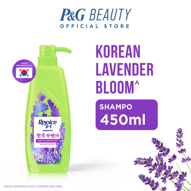 Jual Rejoice Sampo 3in1 Korean Lavender 450ml / Rejoice Shampoo | Shopee Indonesia