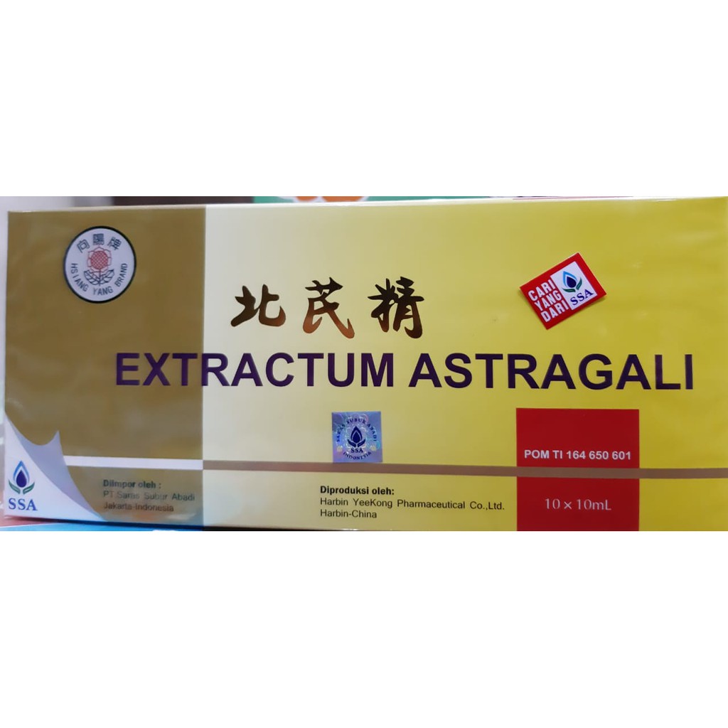 Jual EXTRACTUM ASTRAGALI Harbin 10's ~ untuk Mempercepat Penyembuhan ...