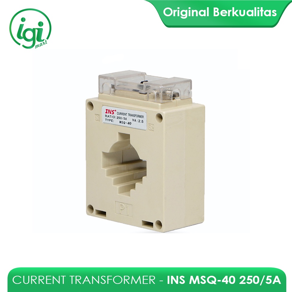 Jual CURRENT TRANSFORMER CT 250/5A - 500/5A MSQ-40 INSCOM | Shopee ...