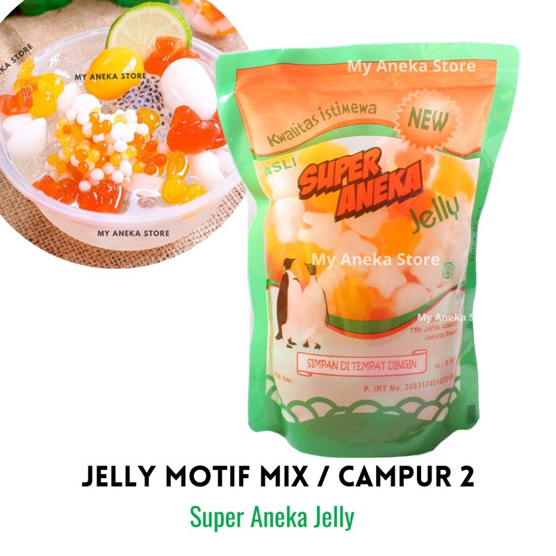 Jual jelly motif mix 2 / jely motif campur 2 “ Super Aneka Jelly ...
