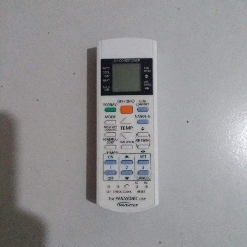 Jual REMOTE AC PANASONIC INVERTER ORIGINAL | Shopee Indonesia
