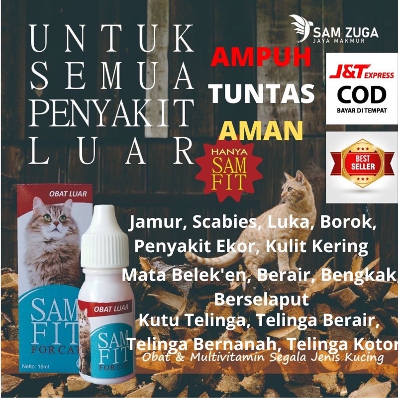 Jual SAMFIT - OBAT SAMFIT KUCING | Shopee Indonesia