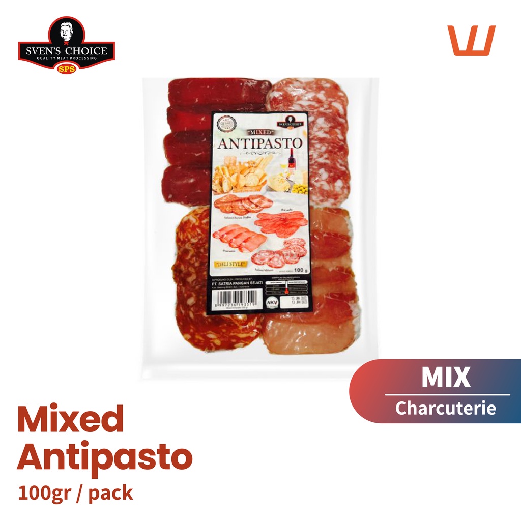 Jual Mixed Antipasto 100gr Sven's Choice isi 4 macam | Shopee Indonesia
