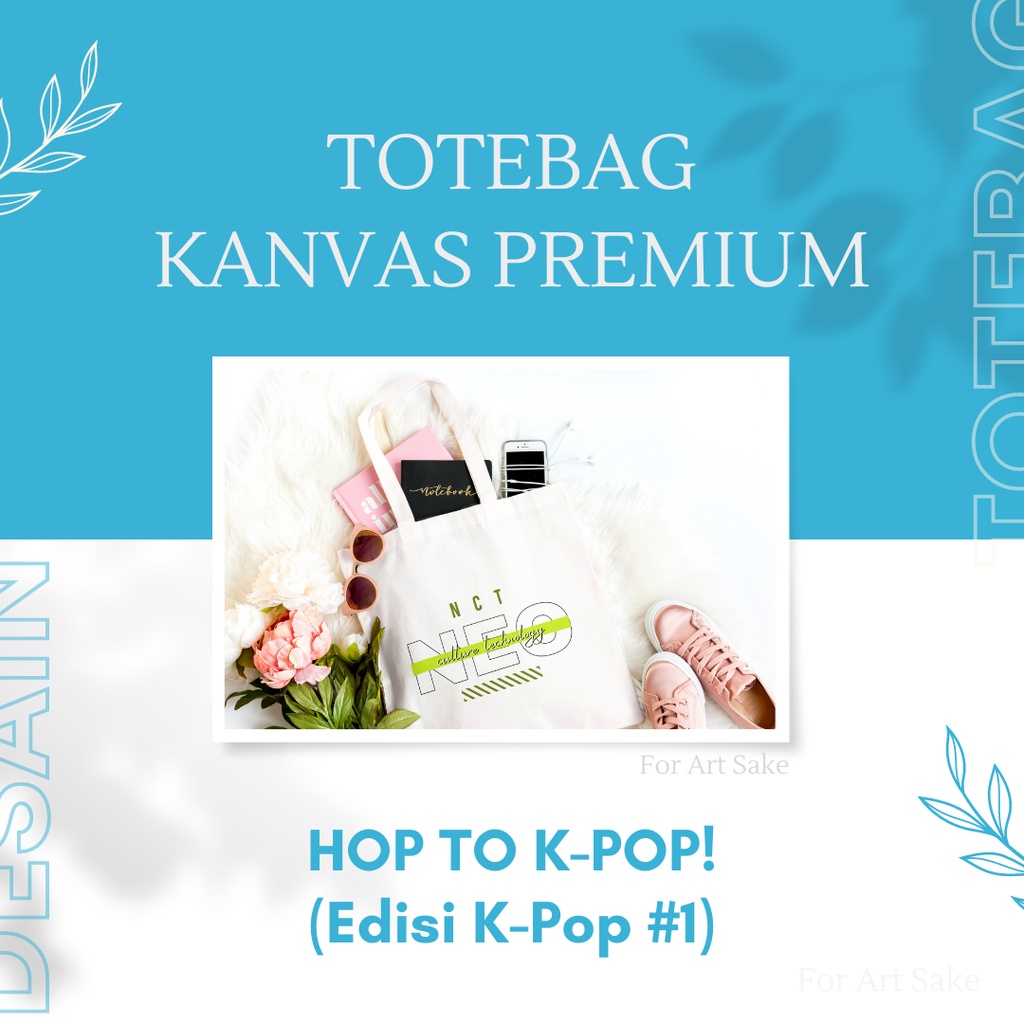 Jual Totebag Kanvas Premium [Edisi KPOP #1 (BTS, BlackPink, NCT ...