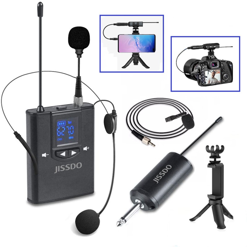 Jual Microphone Wireless Lavalier/ Headset /Stand Handheld Mic/ Lapel ...