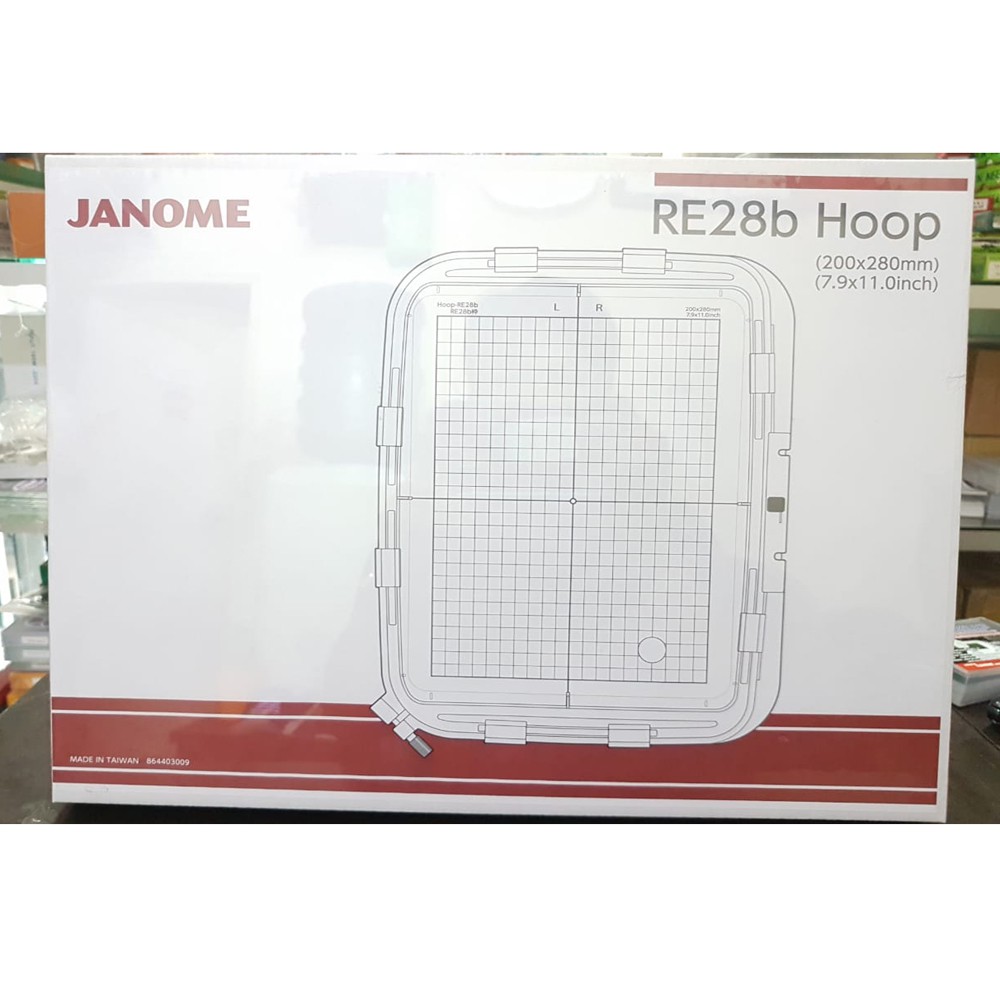 Jual JANOME GENUINE PART Hoop/pembidangan RE28b included magnet mesin ...
