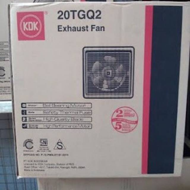 Jual Kdk 20tgq2 exhaust fan 8" plafon | Shopee Indonesia