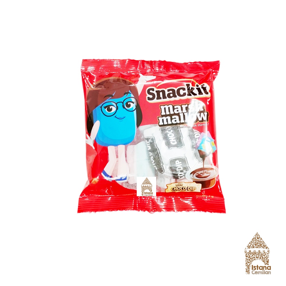 Jual Snackit Marshmallow with Choco Dip SATUAN 7 Gram | Shopee Indonesia