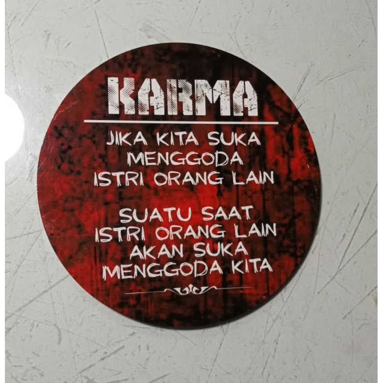 Jual akrilik tanda hiasan frame sign acrylic board papan peringatan ...