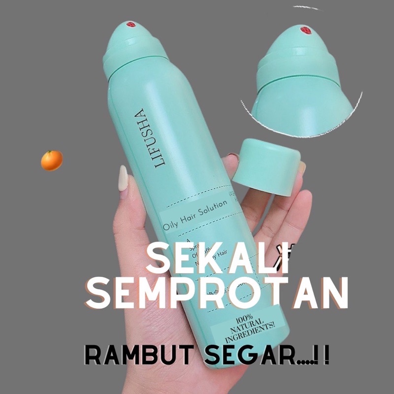 Jual LIFUSHA Dry Shampo Solusi rambut Lepek Ready Stock | Shopee Indonesia
